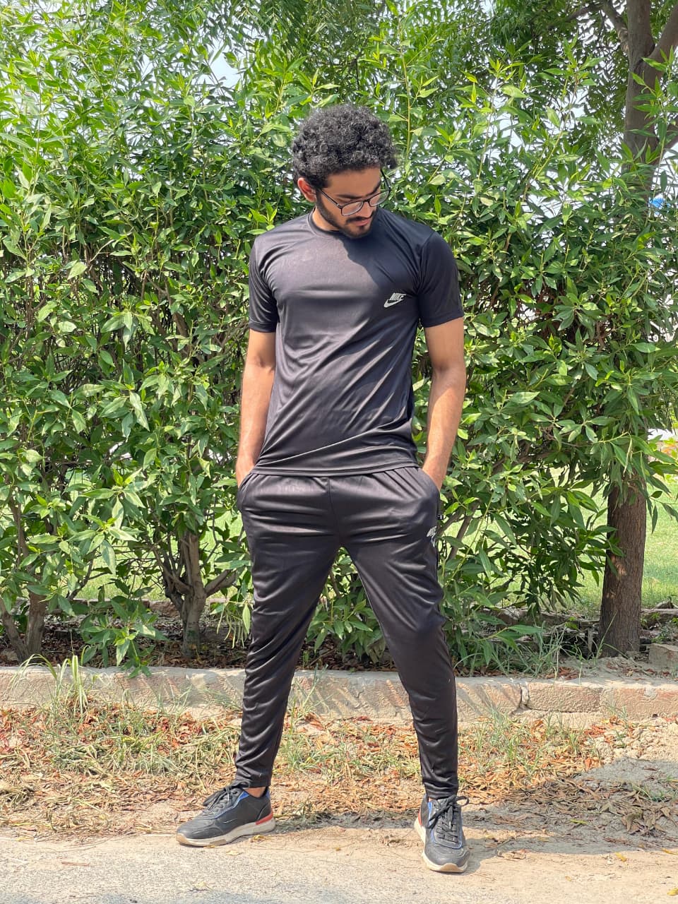 Men’s Summer Track Suits – Black & Maroon – D-Knot